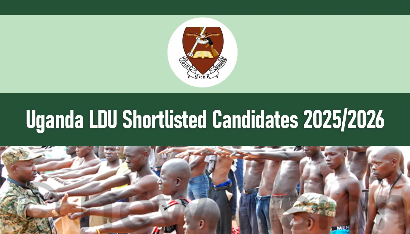 Uganda LDU Shortlisted Candidates 2026/2027 PDF Download
