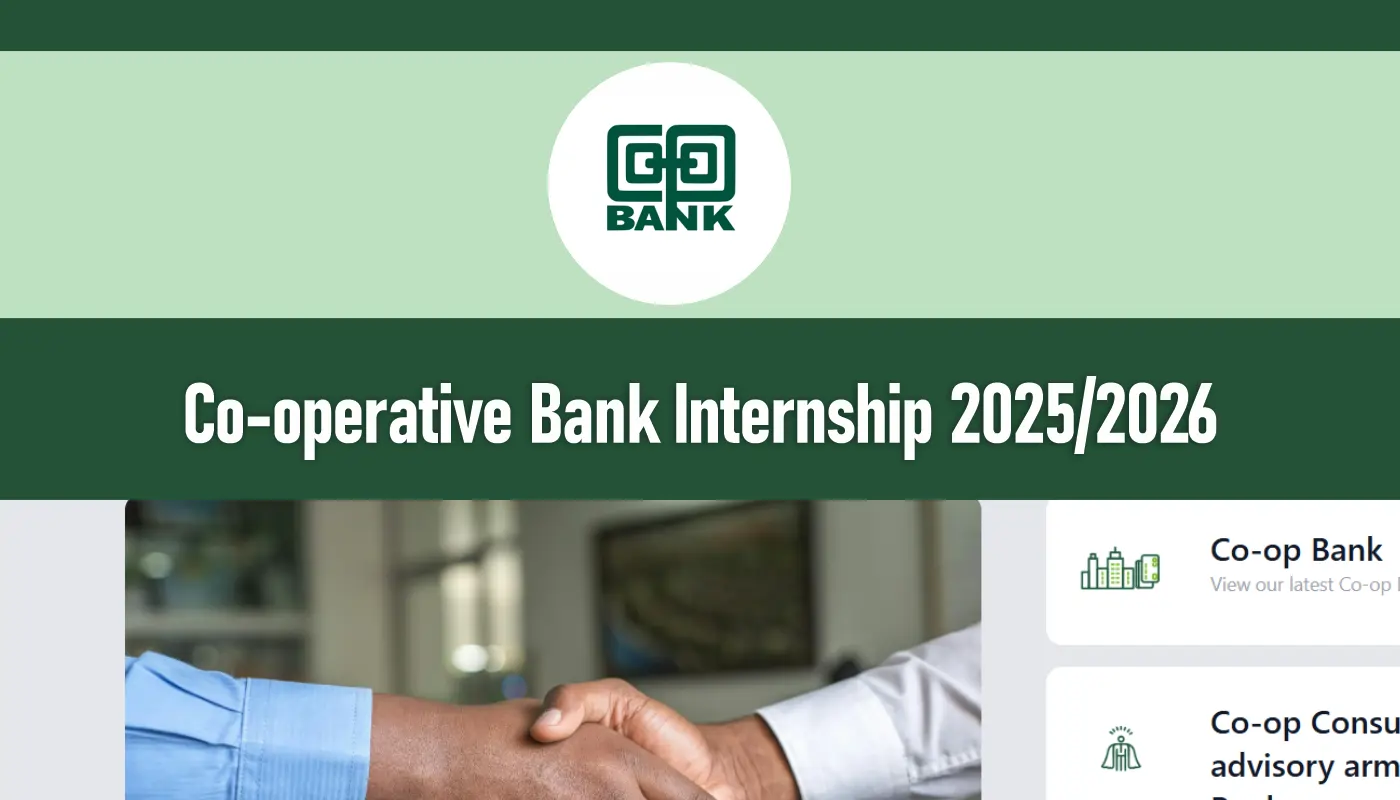 Co-operative Bank Internship 2026/2027 Application Form Portal